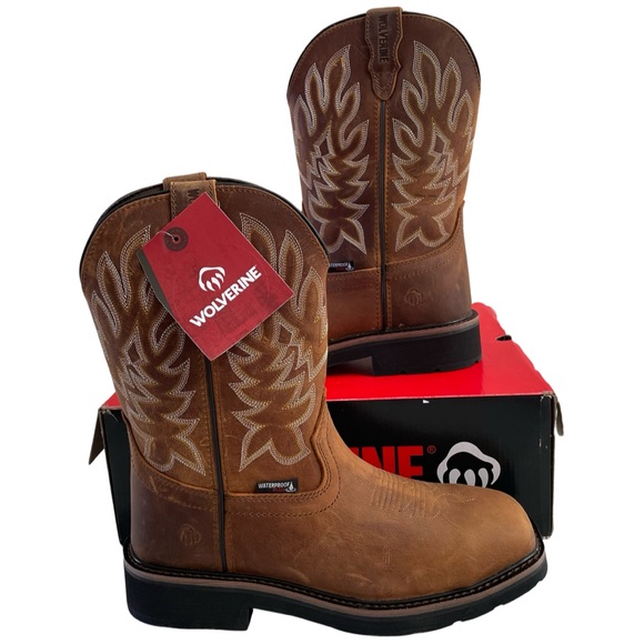Wolverine | Shoes | Wolverine Rancher Western Cowboy Work Boot Square ...